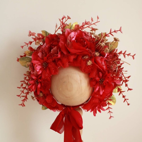 Red Bonnet Flower - Etsy