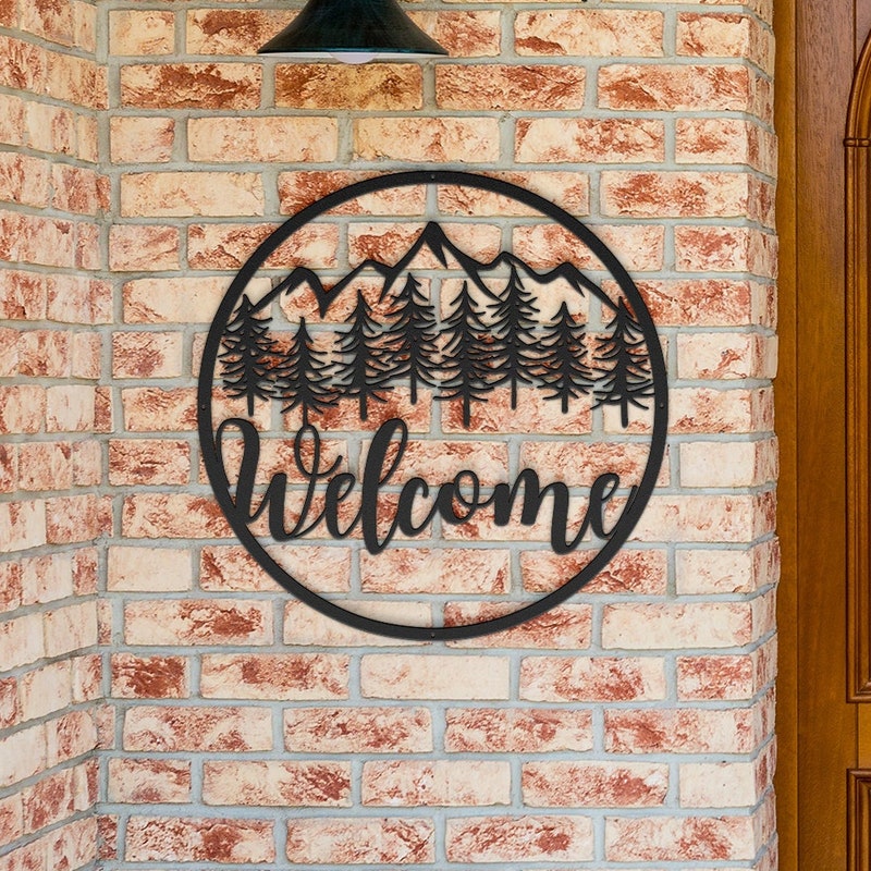 Rustic Welcome Sign - Etsy