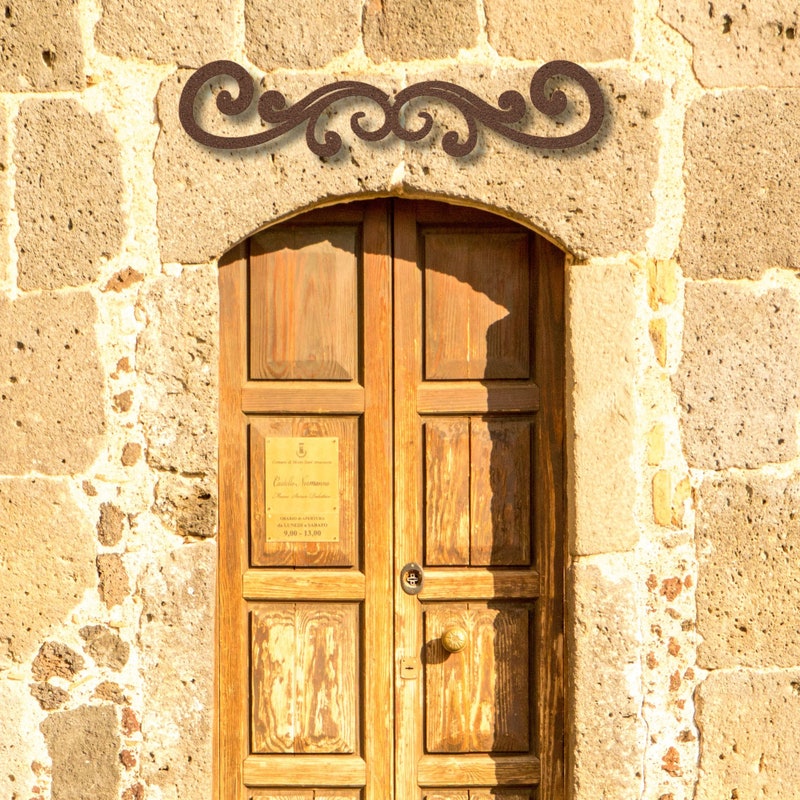 Over the Door Iron Scroll - Etsy