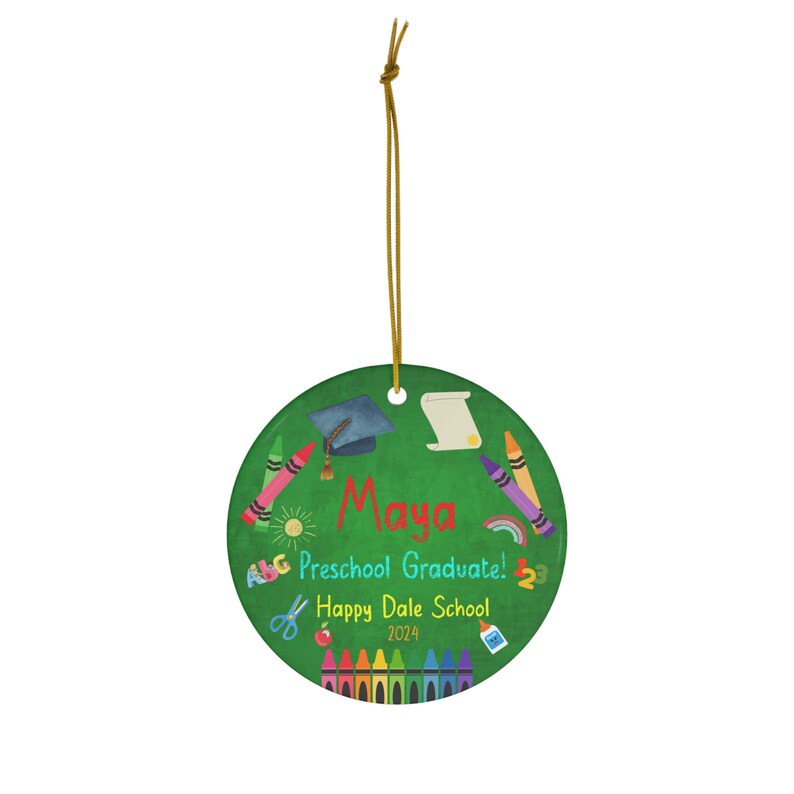 Personalized Pre-k Kindergarten Graduation Keepsake Preschool ...
