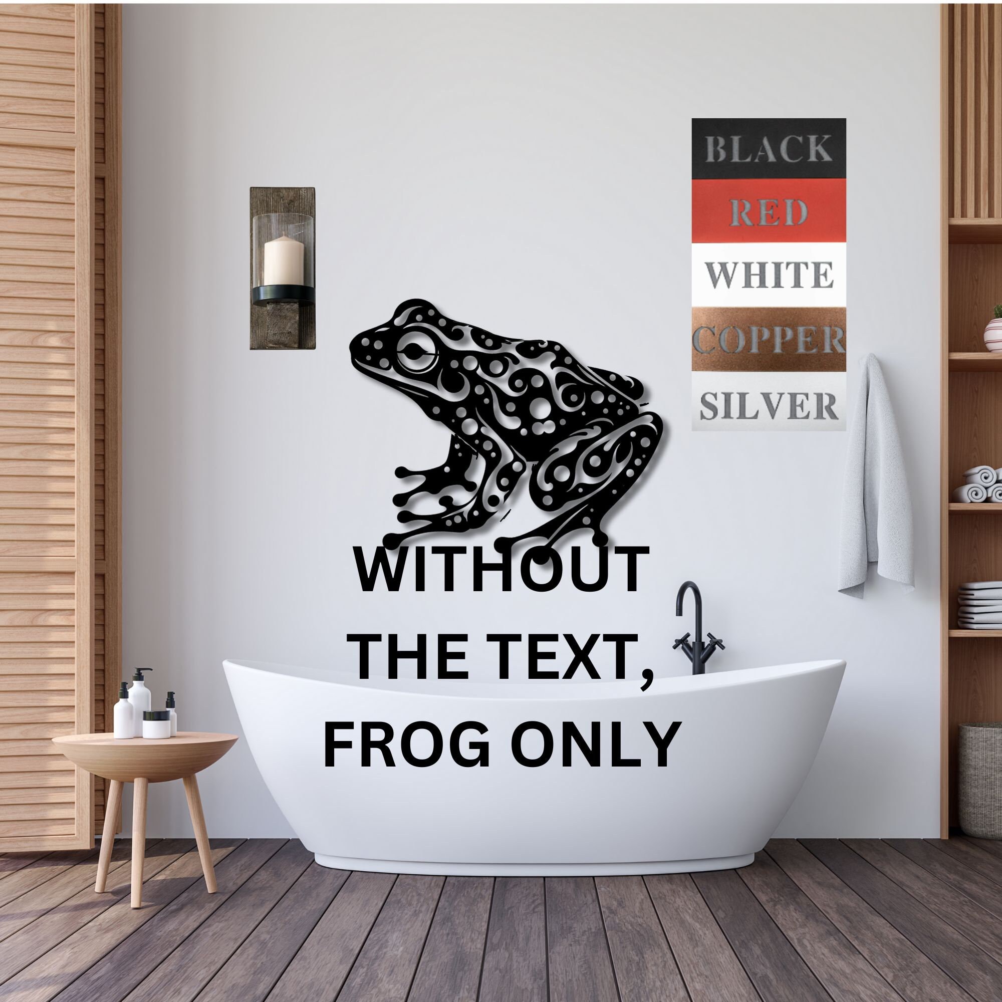 Metal Frog Welcome Sign, Outdoor Frog Wall Decor, Toad Wall Art ...