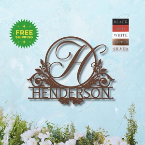 Wedding Venue Metal Sign, Personalized Family Name Keepsake, Modern ...