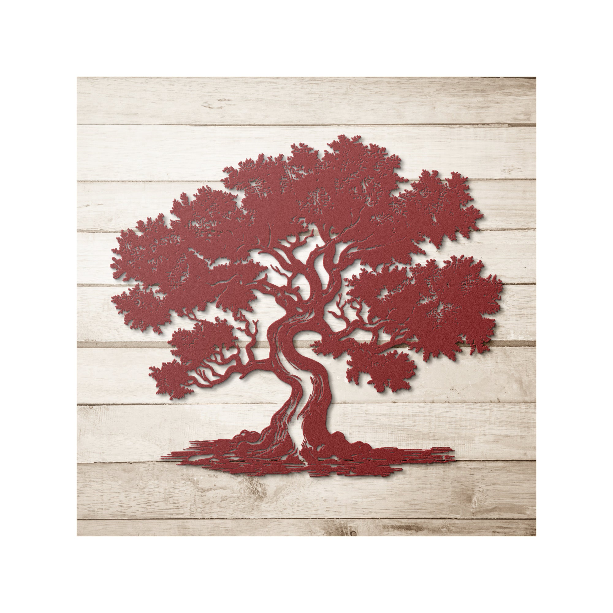 Metal Tree Wall Art, Metal Wall Art Decor Tree Leaves, Deciduous ...