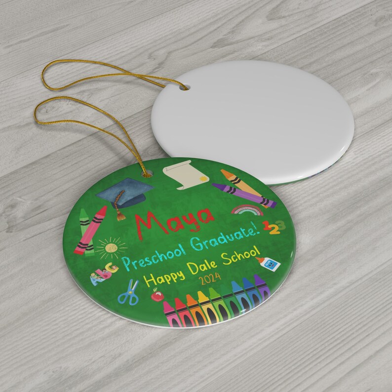 Personalized Pre-k Kindergarten Graduation Keepsake Preschool ...