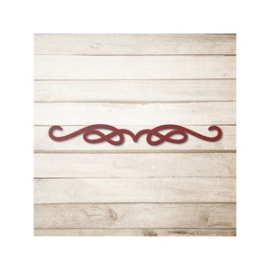 Metal Scroll, Metal Scroll Wall Art, Metal Vine, Rustic Farmhouse Wall ...