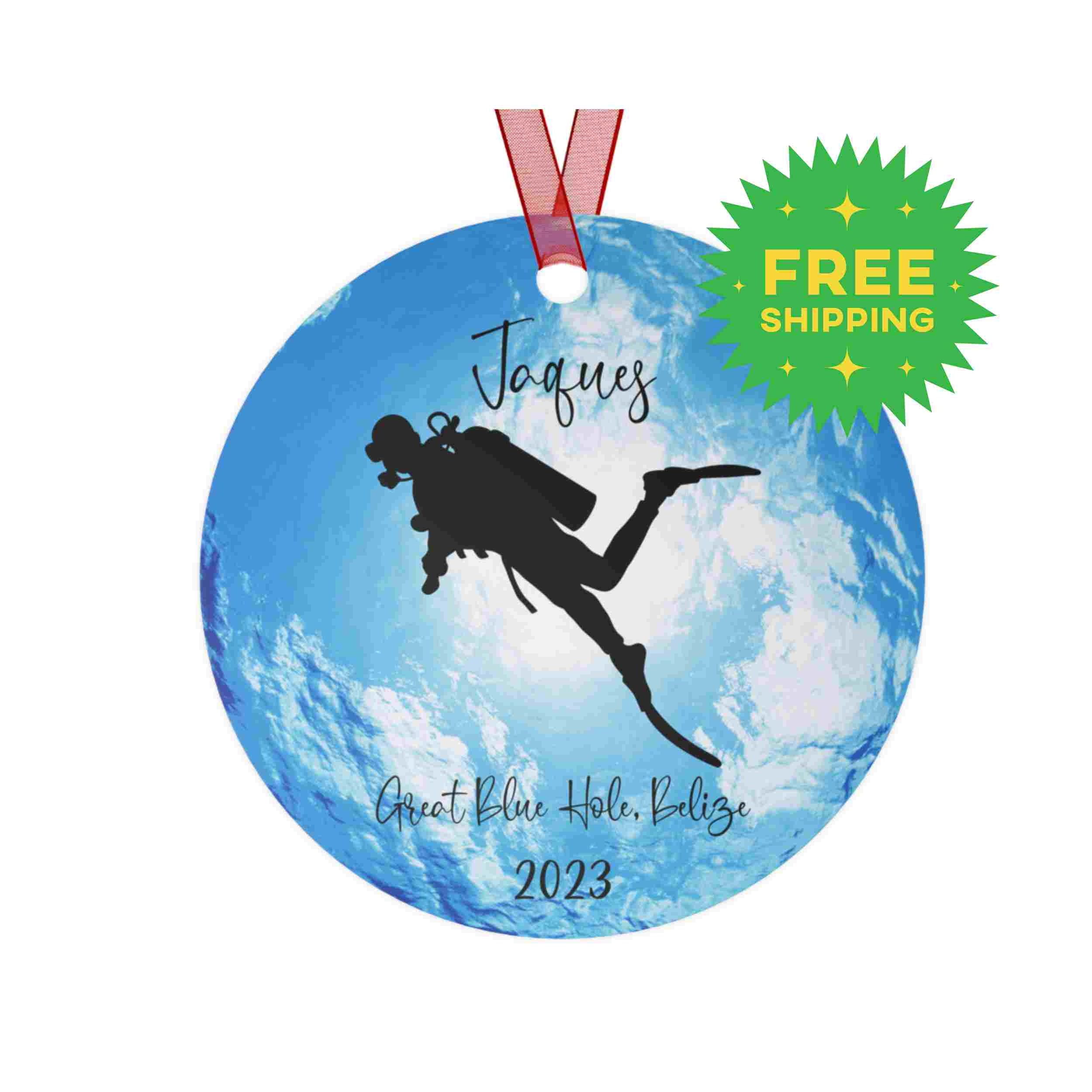 Personalized Scuba Diving Ornament. Personalized Scuba - Etsy