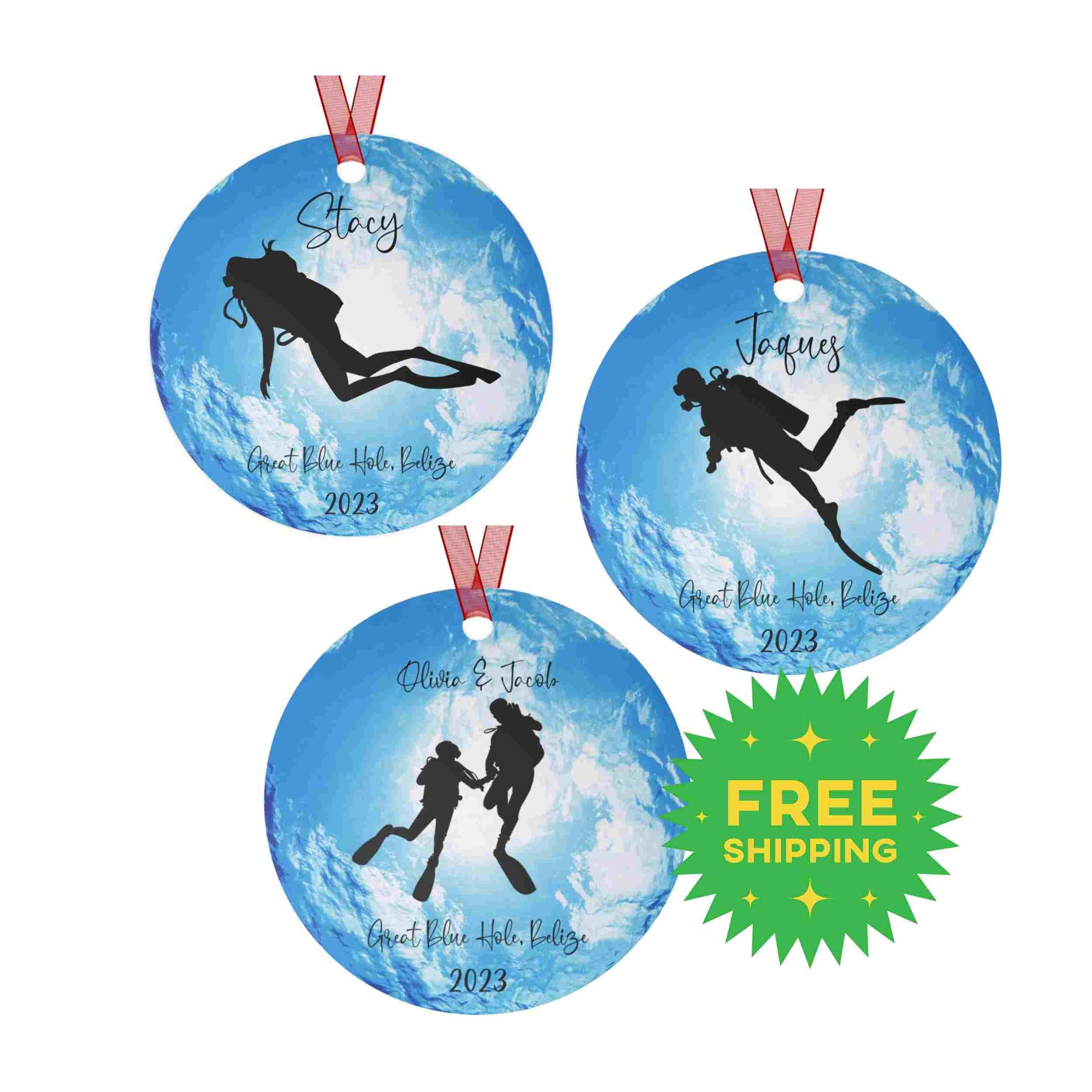 Personalized Scuba Diving Ornament. Personalized Scuba - Etsy