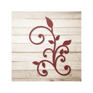 Metal Scroll, Metal Scroll Wall Art, Metal Vine, Rustic Farmhouse Wall ...