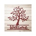Metal Welcome Sign Tree Metal Welcome Sign for Outside - Etsy