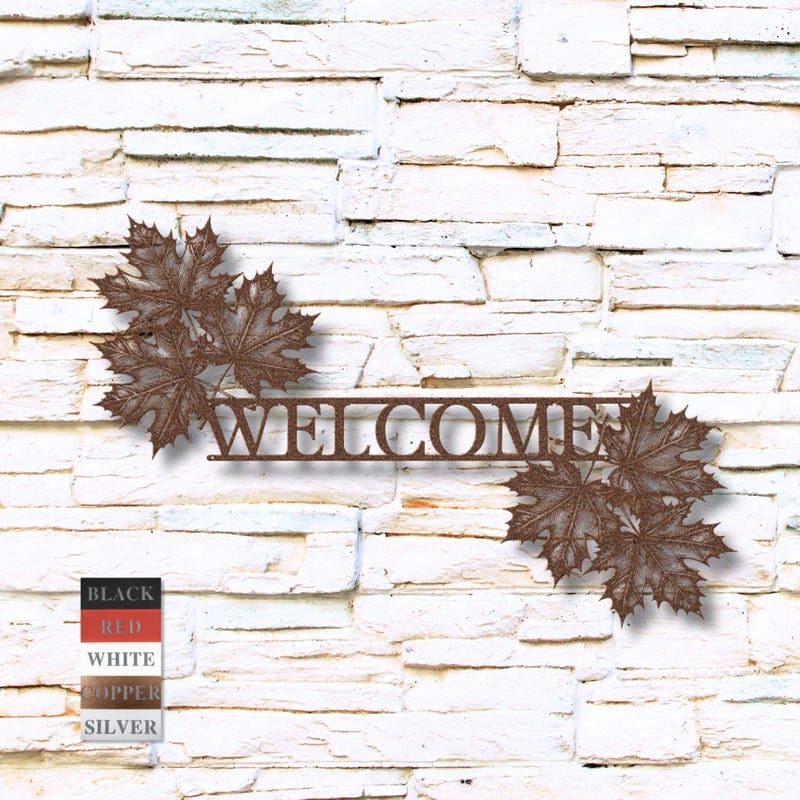 Maple Leaf Sign - Etsy