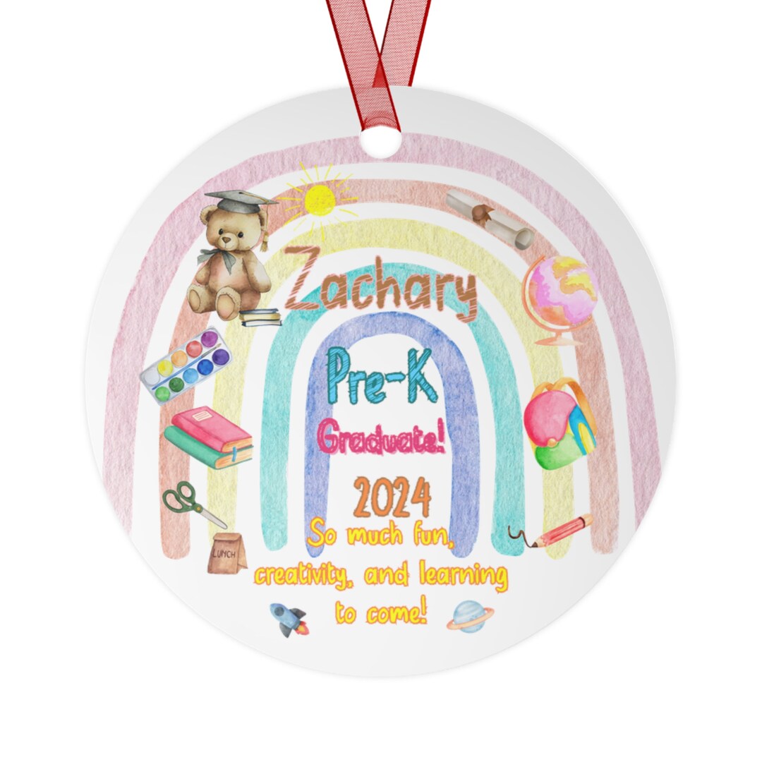 Pre-k Graduation Keepsake, Preschool Grad Ornament, Kindergarten ...
