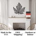 Metal Maple Leaf Wall Decor, Sugar Maple Wall Art, Autumn Housewarming ...