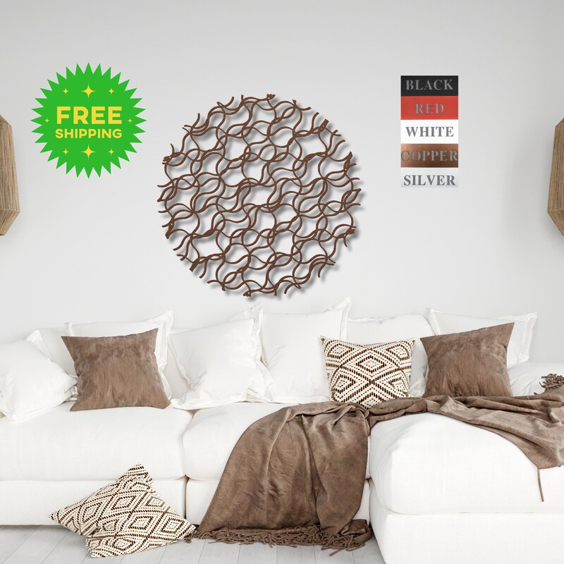 Metal Wall Art Abstract - Etsy