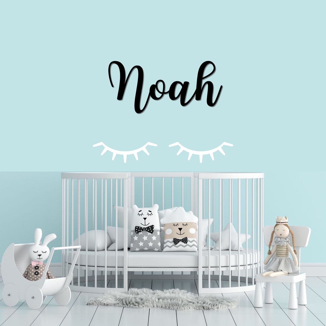 Custom Metal Baby Name or Word Sign, Baby Gift, Metal Nursery Wall ...