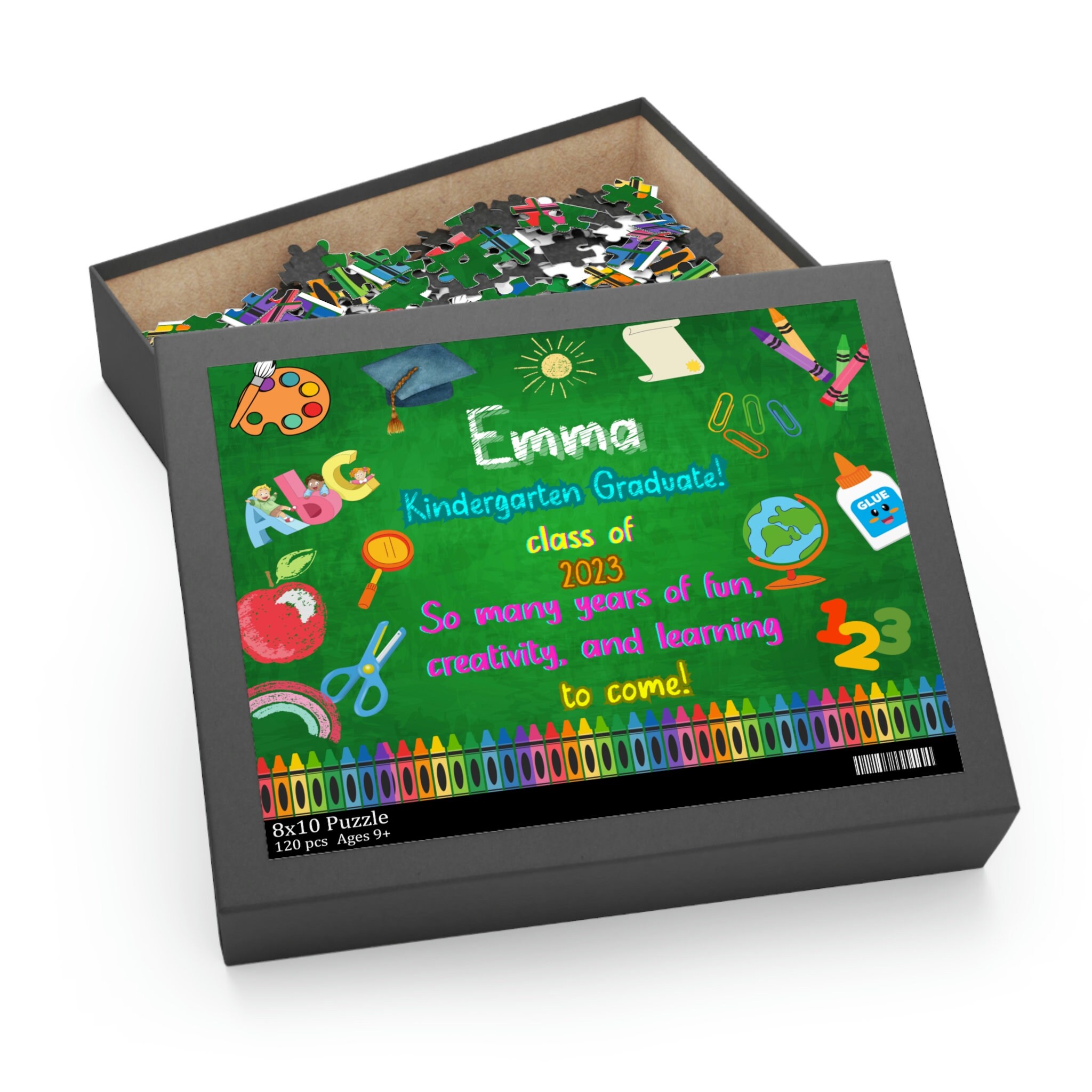 Personalized Kindergarten Graduation Puzzle, Personalized Pre-k ...
