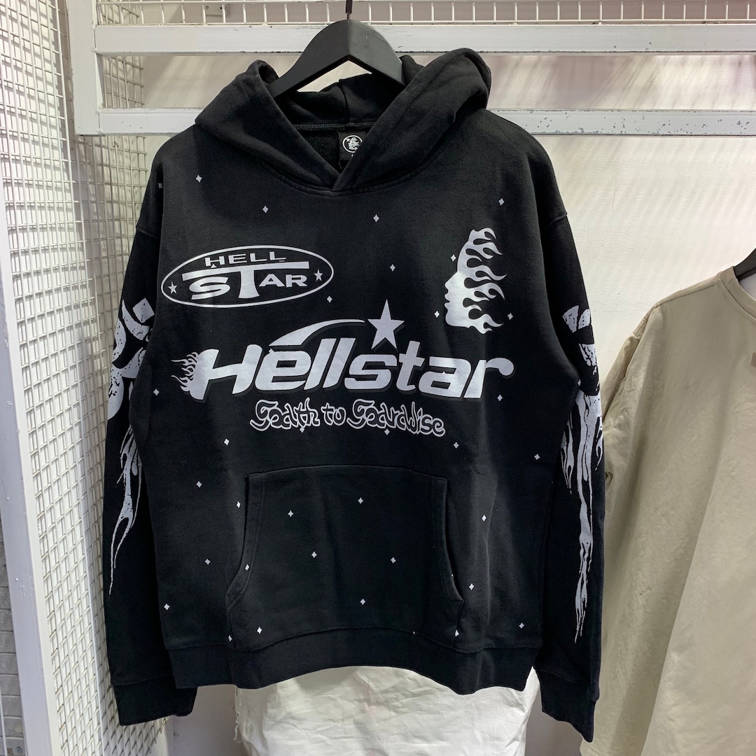 Hell Star Balck Logo Hoodie - Etsy Hell Star Balck Logo Hoodie - Etsy