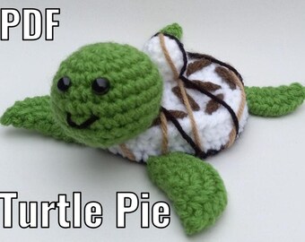 Crochet Plushie Pie Turtle - Etsy