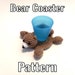 Crochet Bear Coaster Pattern - Animal Coaster - PDF Instructions Only ...