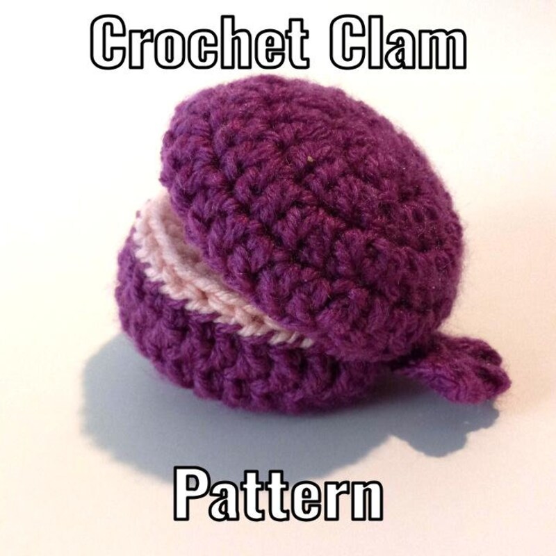 Crochet Clam - Etsy