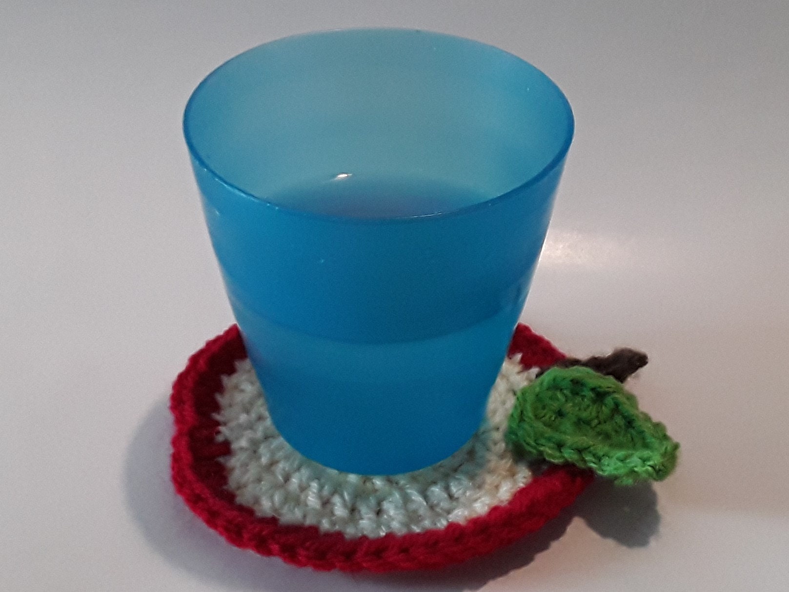 Crochet Apple Coaster Pattern Fruit Coaster PDF - Etsy