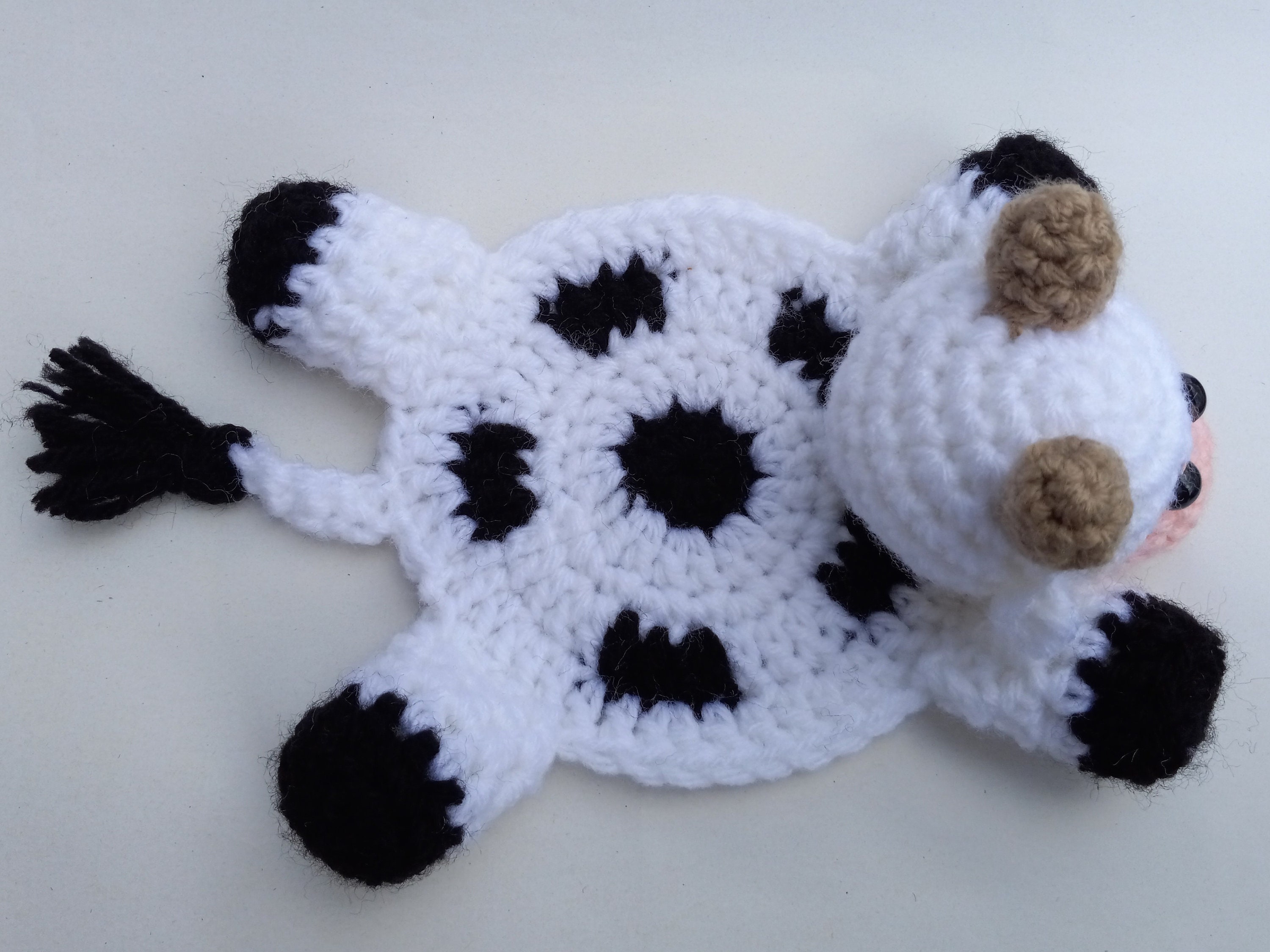 Crochet Cow Coaster Pattern - Animal Coaster - PDF Instructions Only - Etsy