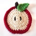 Crochet Apple Coaster Pattern - Fruit Coaster - PDF Instructions Only ...