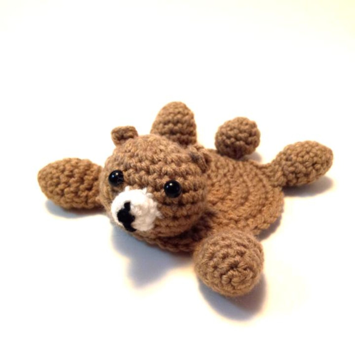 Crochet Bear Coaster Pattern - Animal Coaster - PDF Instructions Only ...