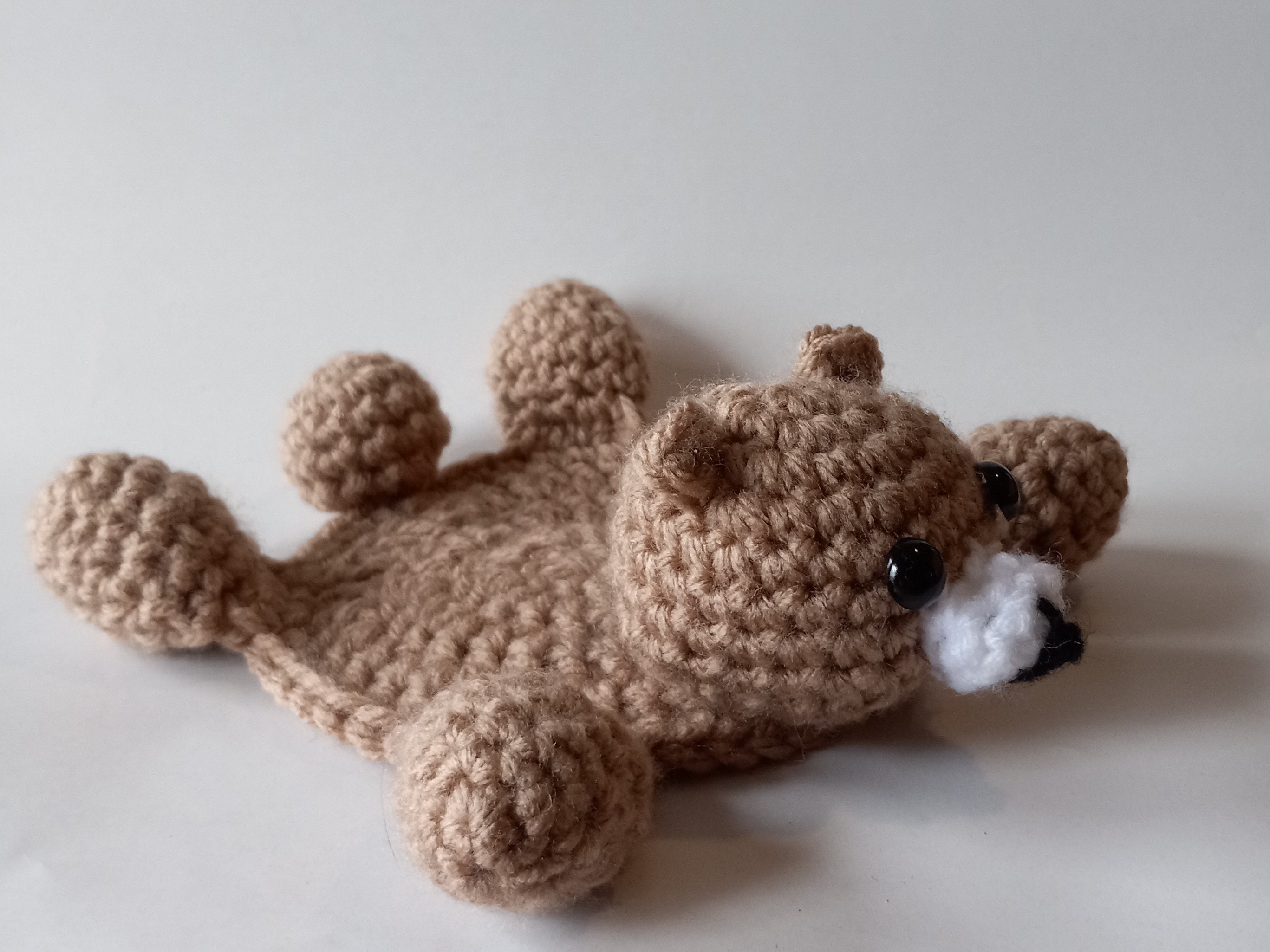 Crochet Bear Coaster Pattern Animal Coaster PDF Instructions Only - Etsy