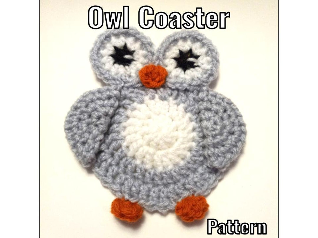 Crochet Owl Coaster Pattern - PDF Instructions Only - Etsy