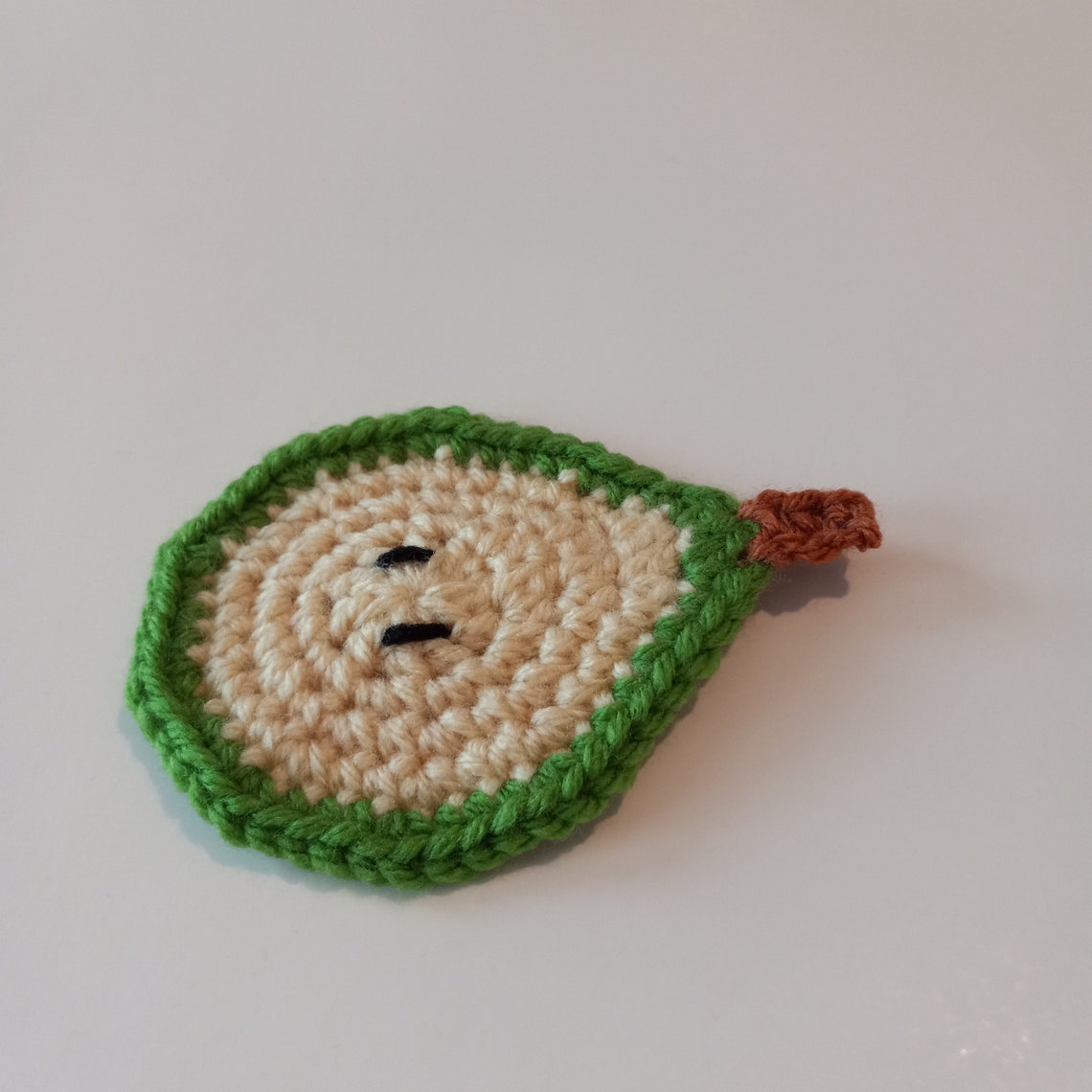 Crochet Pear Coaster Pattern PDF Only - Etsy