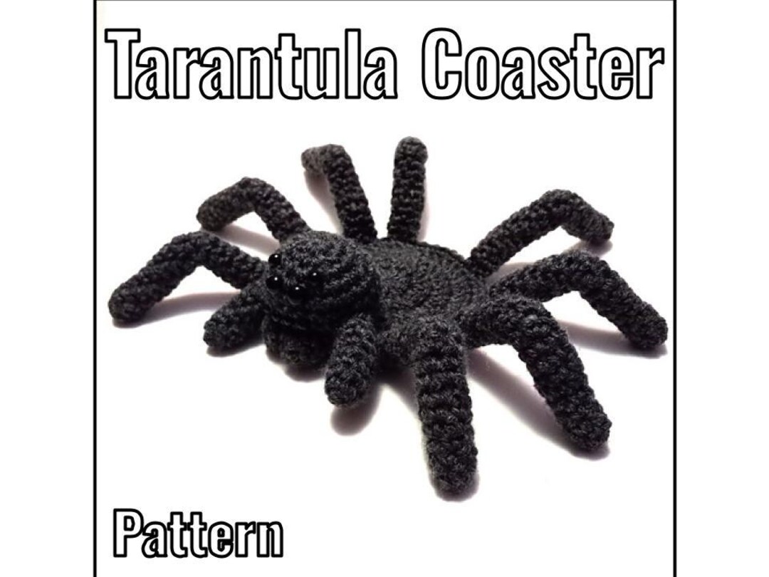 Crochet Tarantula Coaster Pattern - PDF Instructions Only - Etsy
