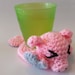 Crochet Pig Coaster Pattern Animal Coaster - Etsy