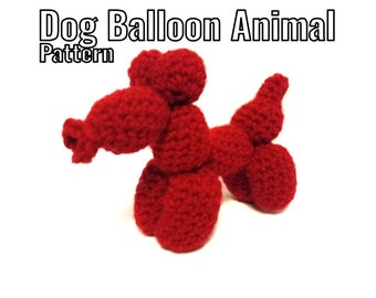Crochet Balloon Animal Dog PDF Pattern Amigurumi - Etsy