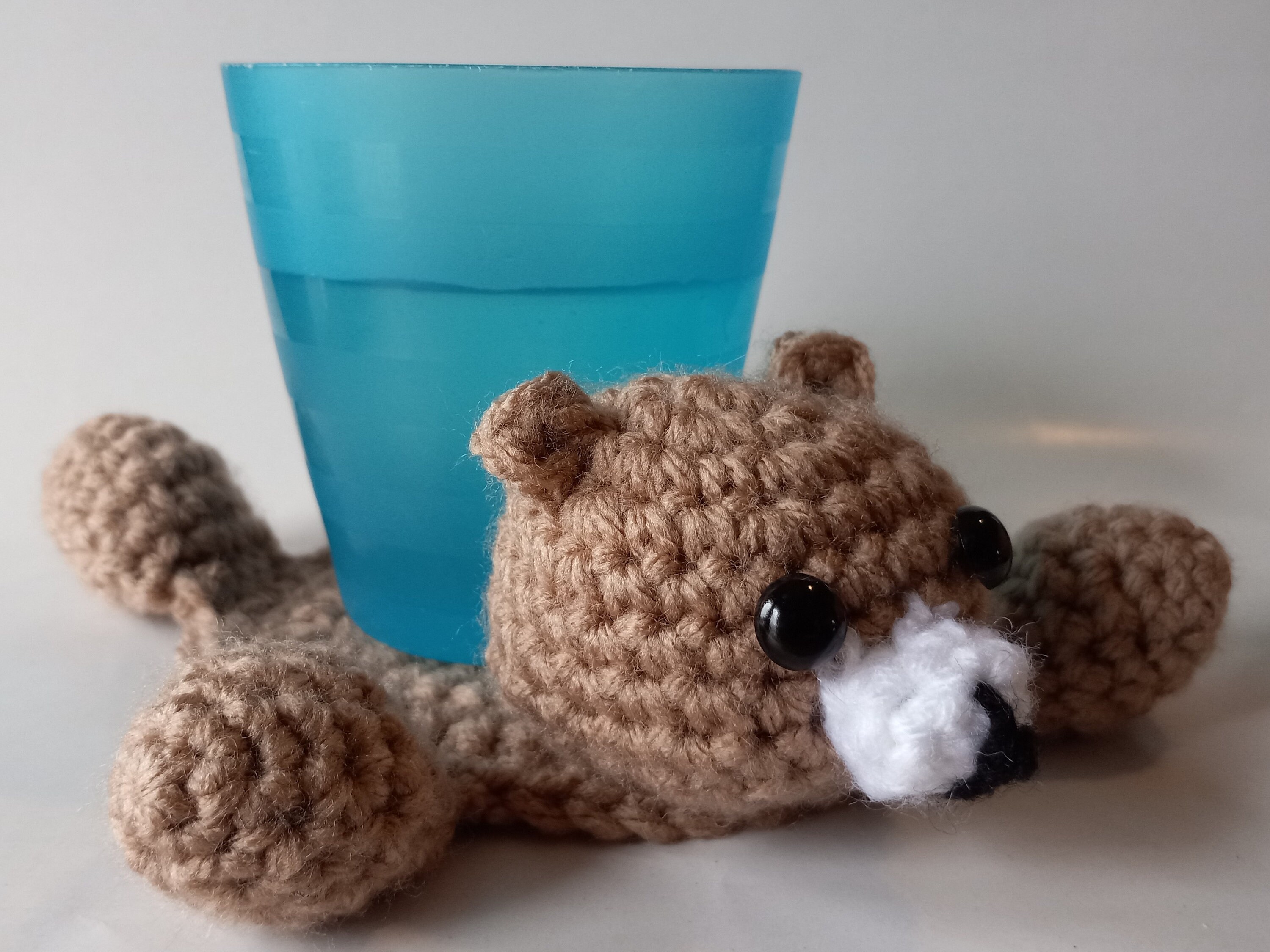 Crochet Bear Coaster Pattern Animal Coaster PDF Instructions Only - Etsy
