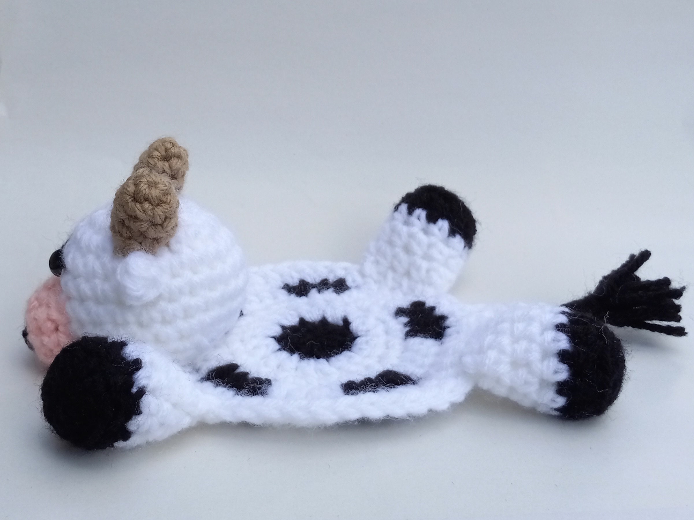 Crochet Cow Coaster Pattern Animal Coaster - Etsy