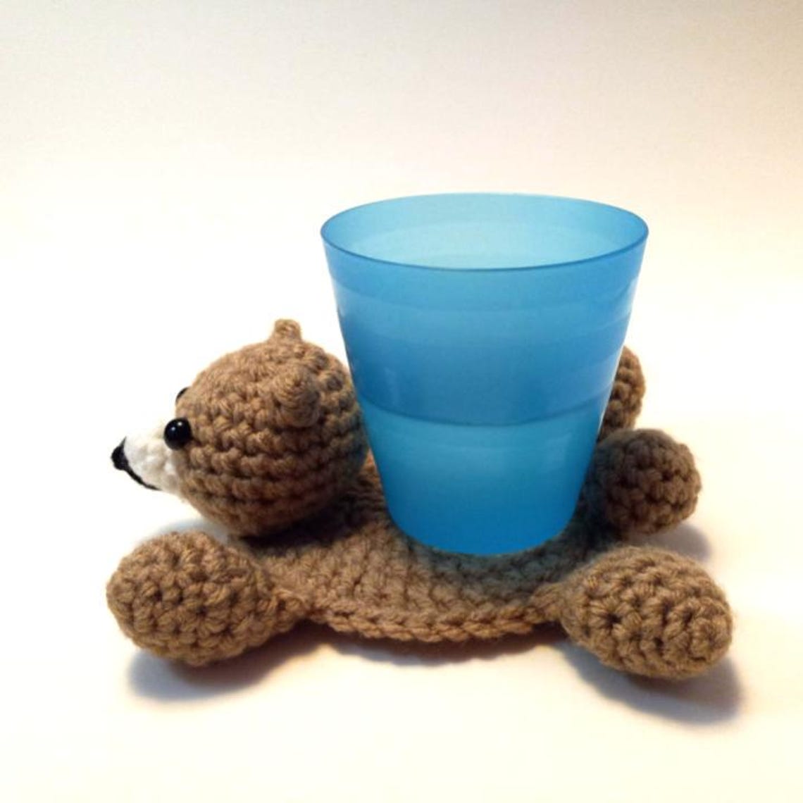 Crochet Bear Coaster Pattern - Animal Coaster - PDF Instructions Only ...