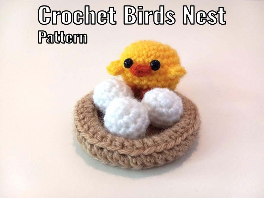 Crochet Birds Nest Pattern - Pdf Instructions Only - Etsy