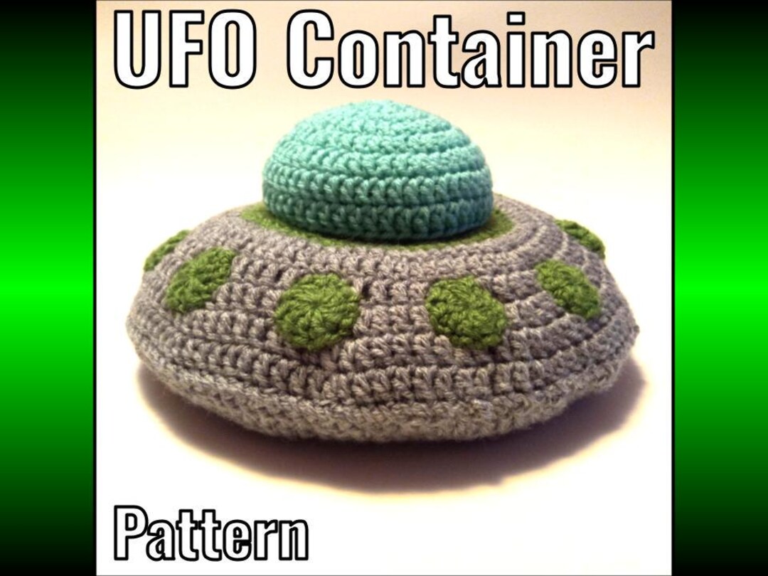 Crochet UFO Container Pattern - PDF Instructions Only - Etsy