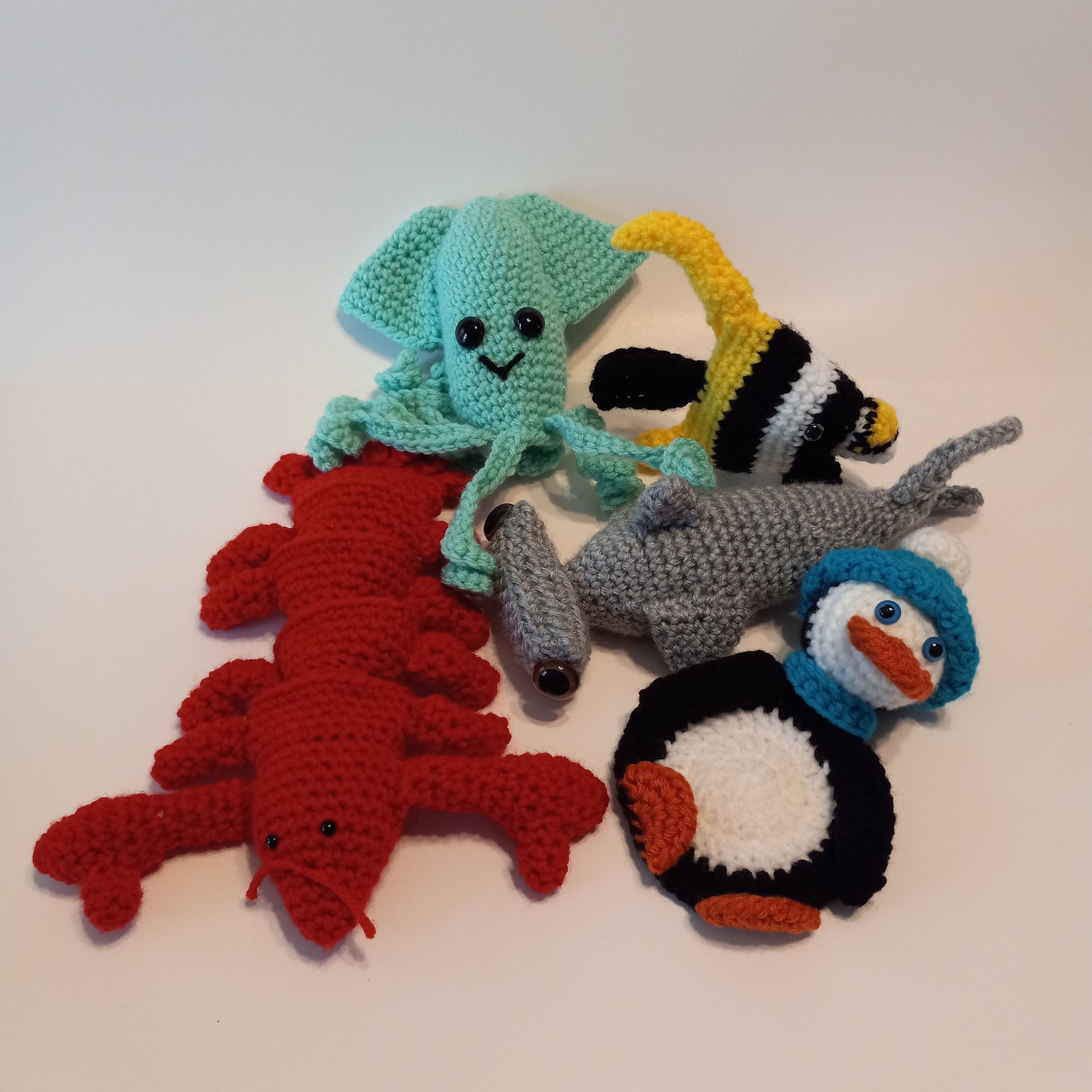 Crochet Sea Creature Patterns PDF Instructions Only - Etsy