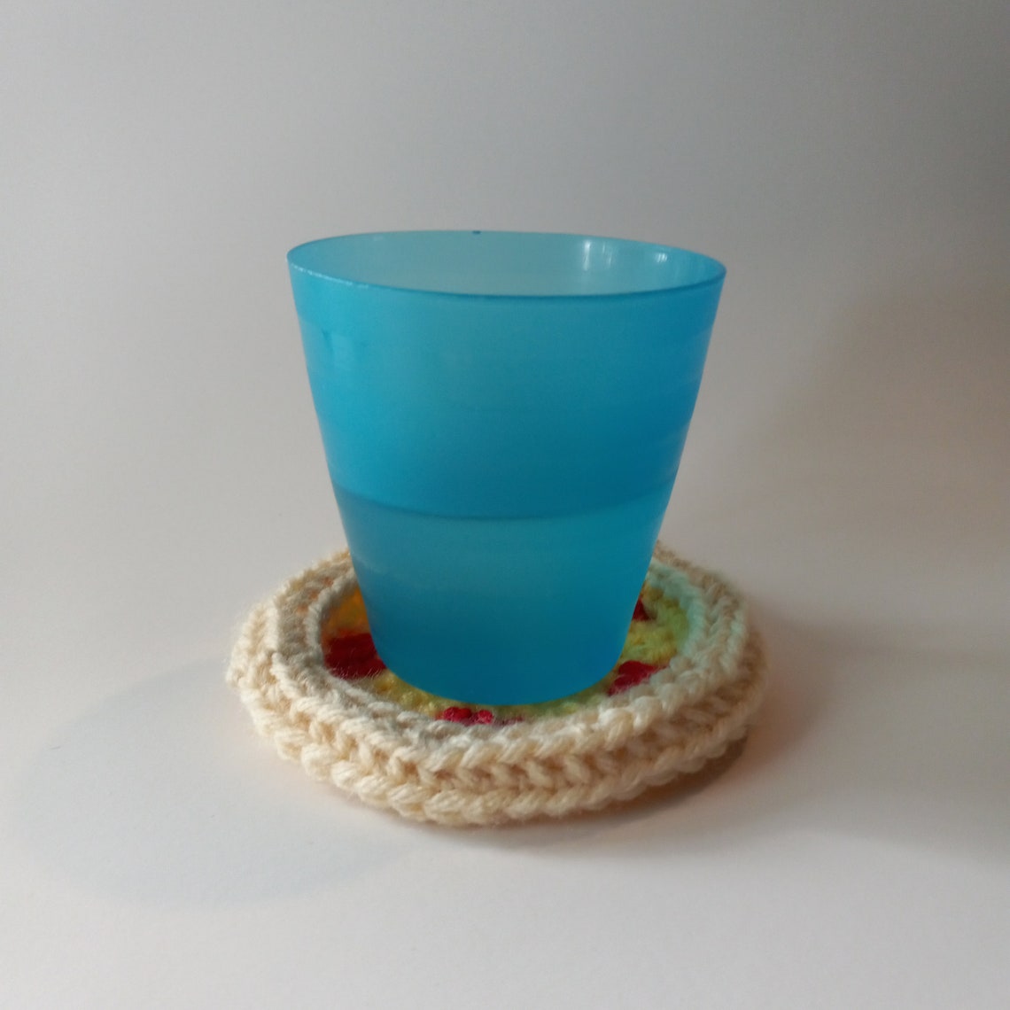 No Sew - Crochet Pizza Coaster Pattern - PDF Only - Etsy