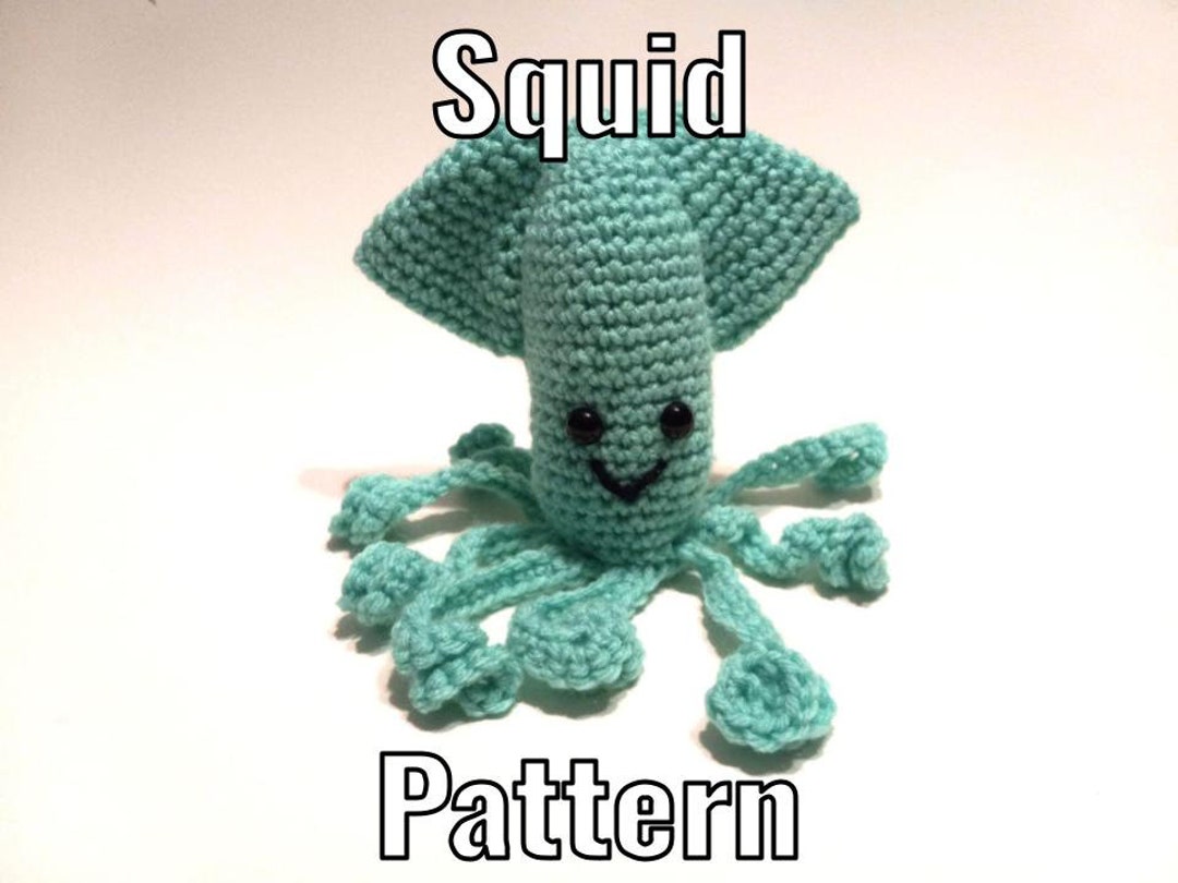 Crochet Squid Pattern - PDF Instructions Only - Etsy
