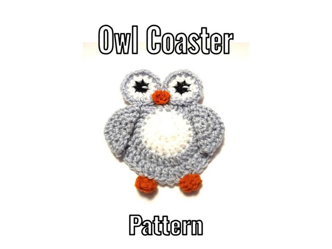 Crochet Owl Coaster Pattern - PDF Instructions Only - Etsy