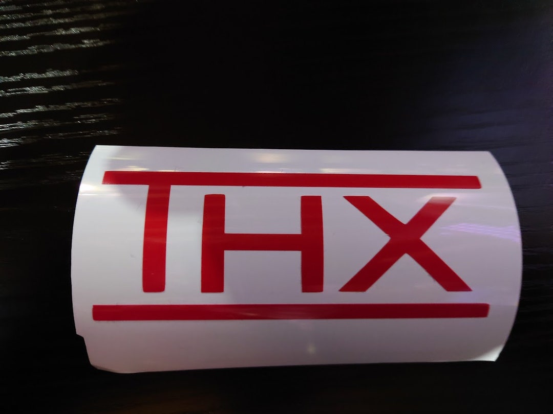 THX Logo Vinyl Decal Sticker - Etsy