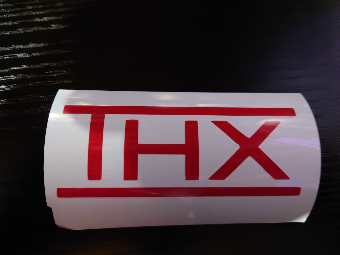 THX Logo Vinyl Decal Sticker - Etsy Ireland