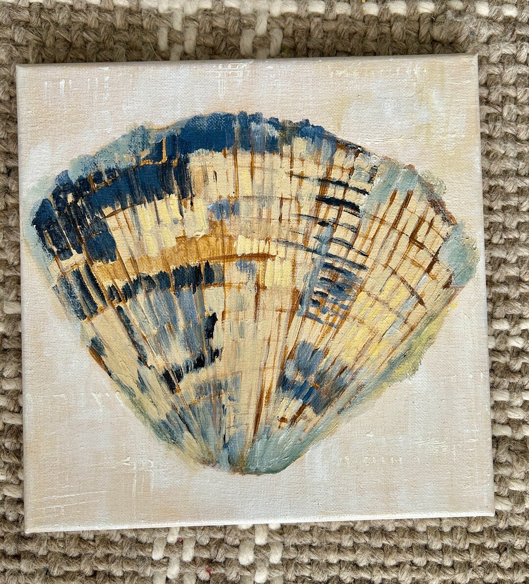 Shell Painting, Seashell Art, Coastal Decor, Beach House - Etsy