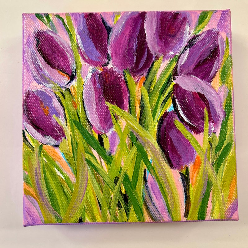6x6 Painting - Etsy