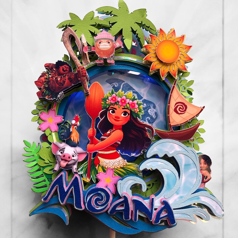 Moana Cake Topper - Etsy