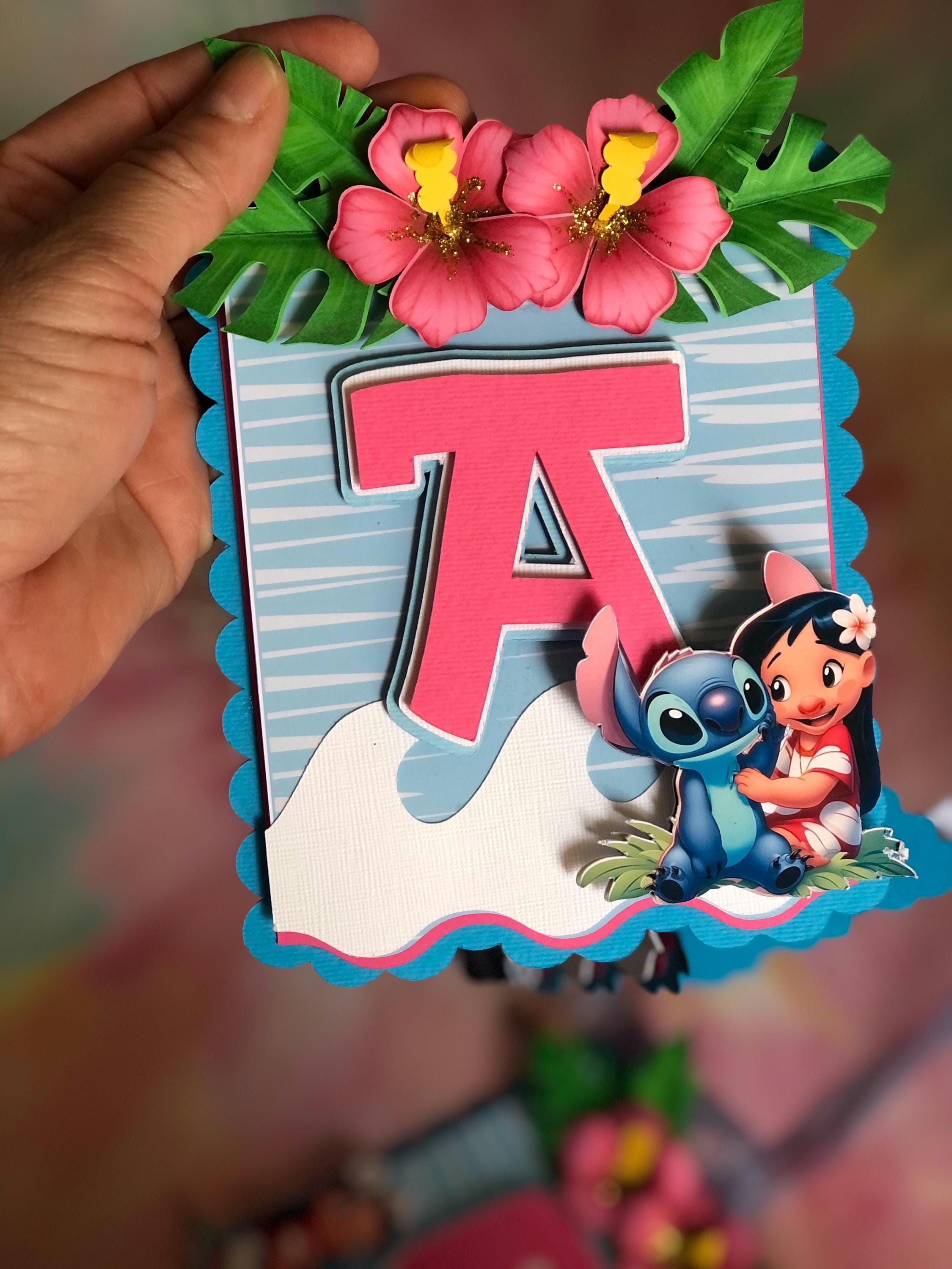 Personalized Stitch Birthday Banner | Lilo & Stitch Tropical Party ...