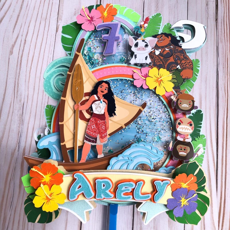 Moana Cake Topper - Etsy