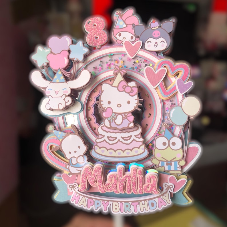 Kitty and Her Friends Inspire Cake Toppers, Perfect for Birthdays ...